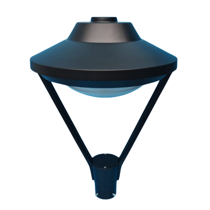 FAROLA LED EXTERIOR TIPO ISLA 150W PARA ALUMBRADO PUBLICO CON LUMINARIA INTEGRADA DISEÑO ...